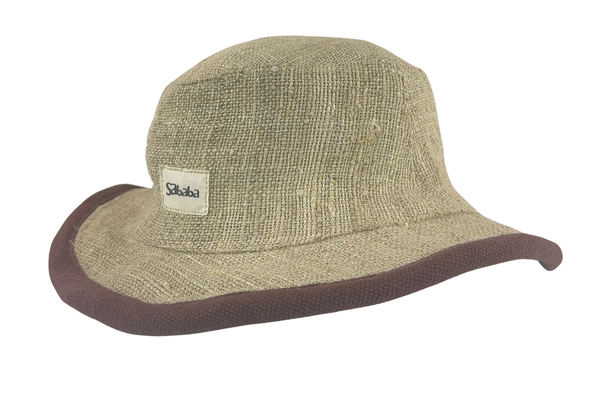 Hemp Hat Bucket Design Green Color - Hemp Hat by Sababa – Sababa Hemp